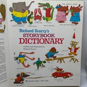 Richard Scarry | Toys | Richard Scarrys Storybook Dictionary A Giant ...